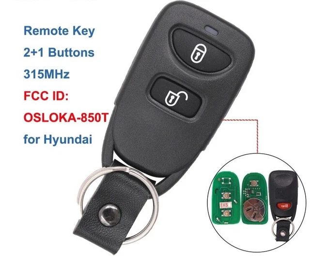 REMOTE KEY FOB 2+1 Buttons 315MHz for Hyundai Tucson Santa Fe $34.88 ...