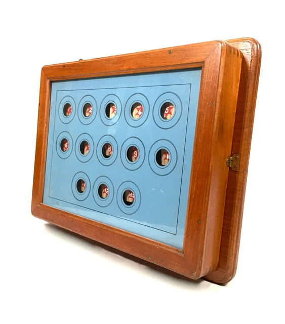 ANTIQUE EDWARDIAN LARGE Wooden Servants Bell Board Butlers Call ...