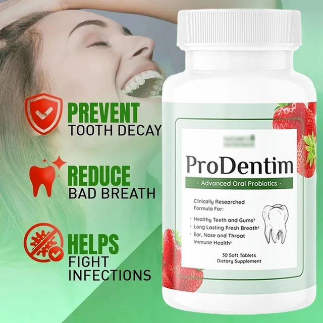 PRODENTIM - ADVANCED Oral Probiotics Formula, Improve Teeth Gums Bad ...