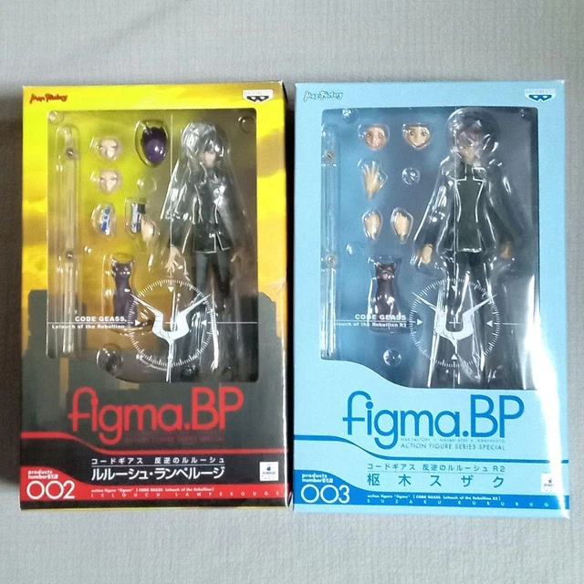 CODE GEASS FIGURE Figma Lelouch Lamperouge Suzaku Kururugi Set Lot of 2 ...