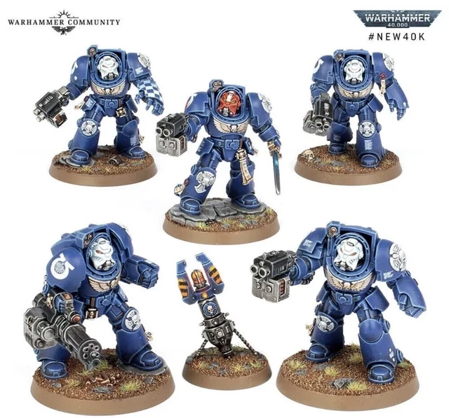 WARHAMMER 40K LEVIATHAN Space Marine Adeptus Astartes Terminators X5 ...