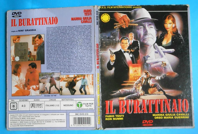 DVD FILM IL burattinaio fabio testi marina giulia cavalli ninì grassia ...