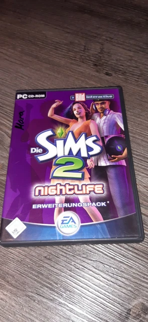 CDROM CD SIMS 2 Erweiterungspack Nightlife Jahre DVD PC CD-Rom EA Spiel ...
