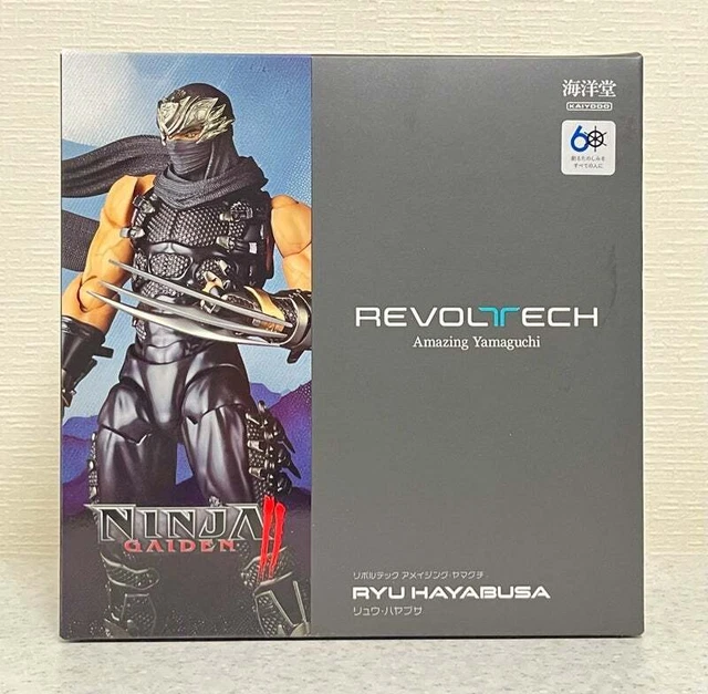 KAIYODO REVOLTECH AMAZING Yamaguchi NINJA GAIDEN 2 Ryu Hayabusa Figure ...