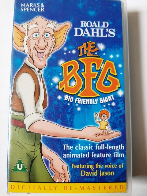ROALD DAHL'S The BFG Big Friendly Giant - PAL VHS Video David Jason ...