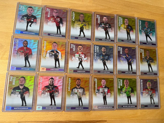 PANINI 2025 PDC Darts WM Karten Sammlung - Scoring Machine 1-18 /180 ua ...
