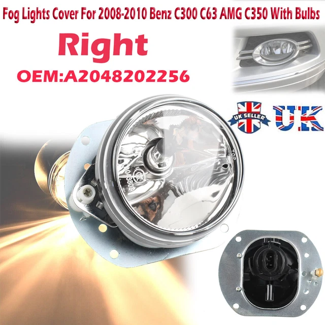 FRONT DRIVER SIDE Fog Light 2048202256 For Mercedes-Benz W204 C-CLass ...