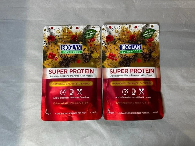 BIOGLAN SUPER PROTEIN - 2x 100g - Hormonal Balance and Energy £9.99 ...
