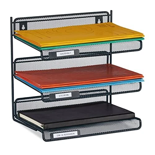 RELAXDAYS ORGANIZER PORTADOCUMENTI in Acciaio, 3 Vaschette ...