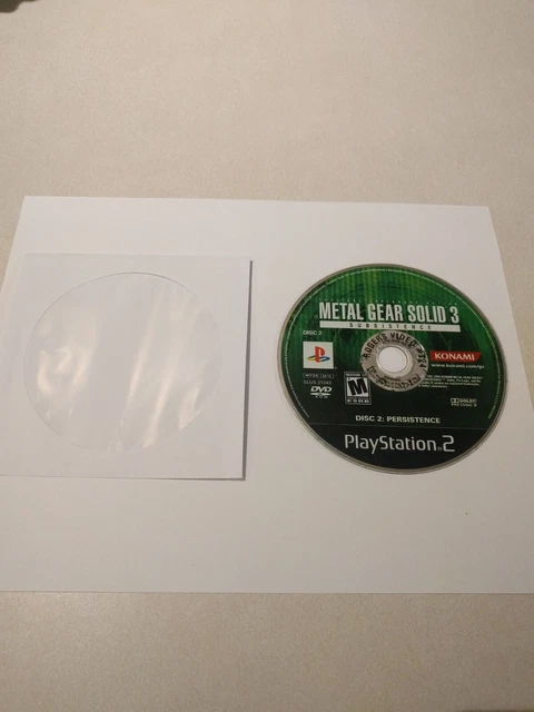 METAL GEAR SOLID 3: Subsistence (Sony PlayStation 2, 2006) Disc 2 Only ...