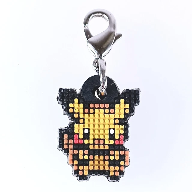 PIKACHU POKEMON CENTER Pixel Art Charm in gomma giapponese Nintendo dal ...