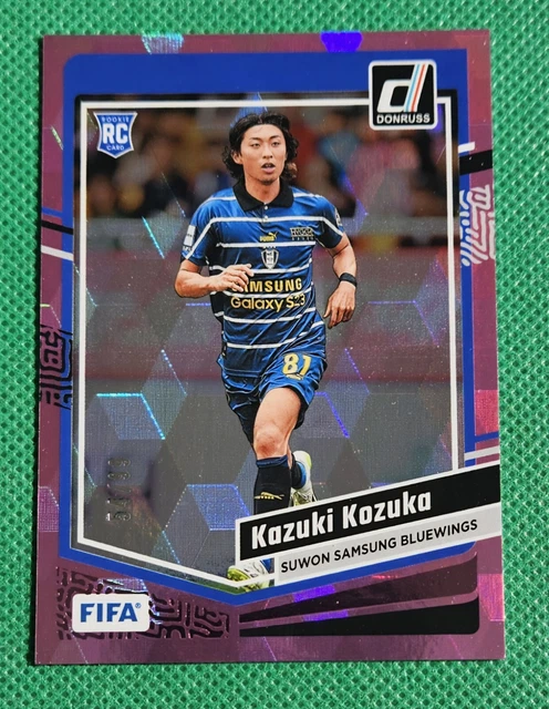 2023-24 DONRUSS FIFA Kazuki Kozuka #174 rose cubique RC 54/99 ailes bleues football EUR 10,98 ...