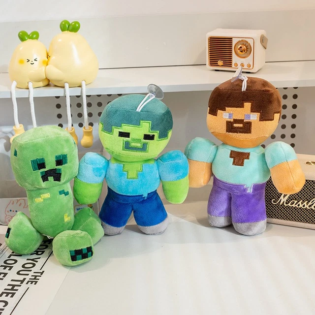 CREEPER STEVE ENDERMAN Plush Toy With Short Pile Fabric For Kids And ...