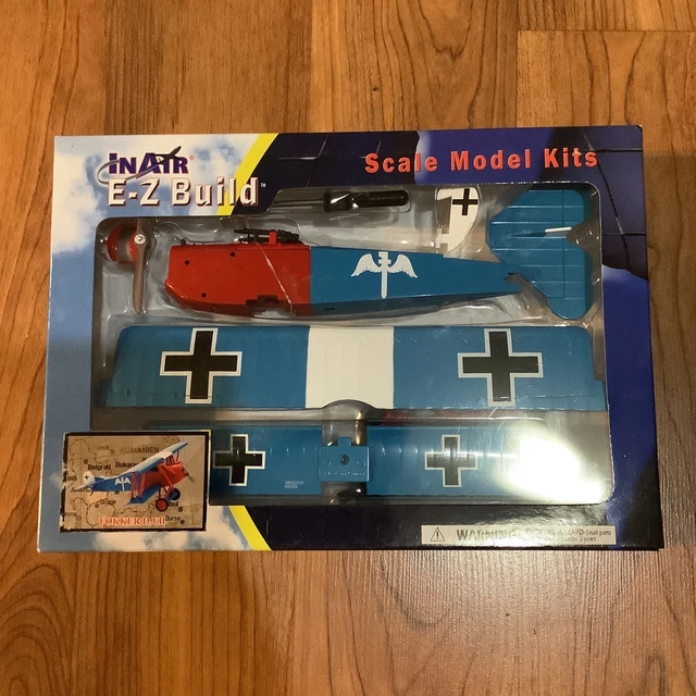 IN AIR E-Z Build Model Kit Fokker D. VII Pre-Painted 1/48 Wow Toyz New ...