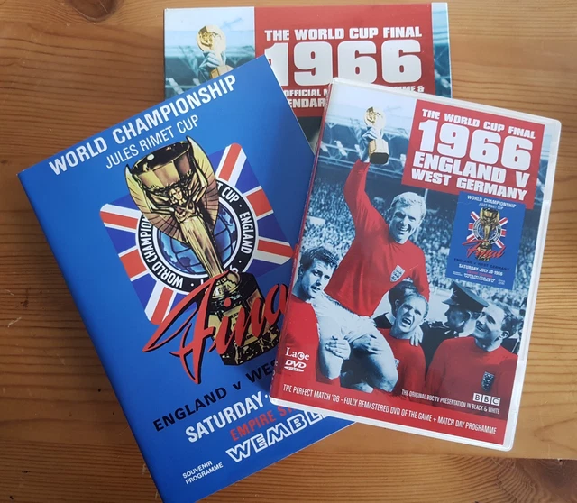 ENGLAND V GERMANY 1966 World Cup (Match DVD & Official Programme) - DVD ...