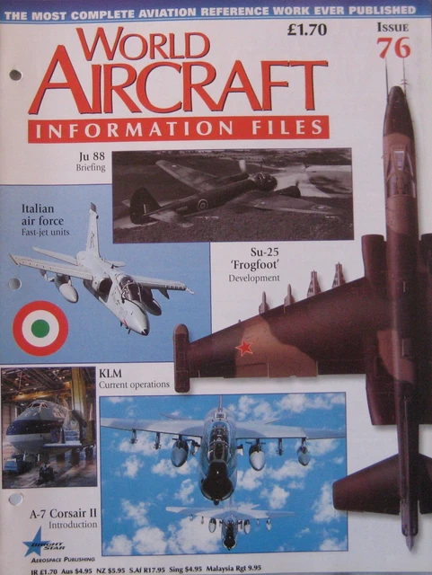 WORLD AIRCRAFT INFORMATION Files Issue 76 Junkers JU88 cutaway drawing ...