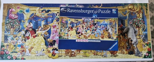 RAVENSBURGER DISNEY PANORAMA Lots Of Characters! Jigsaw Puzzle 1000 £2. ...