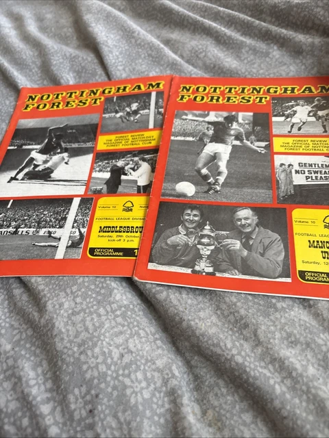 NOTTINGHAM FOREST HOMES Programmes £8.64 - PicClick UK