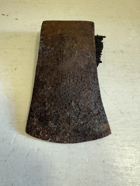ANTIQUE FERN EARLY Hytest hatchet AXE head + another that came from ...