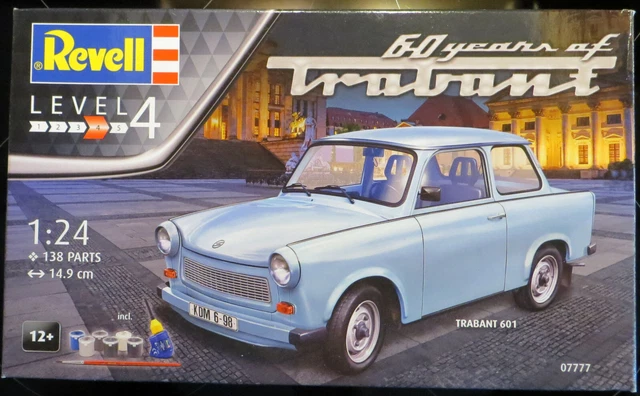 1:24 REVELL TRABANT 601 aus "Go Trabi Go" (60 years of Trabant) Modellbausatz EUR 25,00 ...