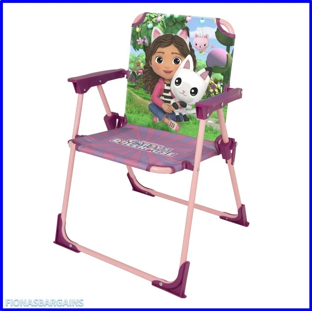 GABBY’S GABBY DOLLHOUSE Garden Folding Patio Chair Indoor/Outdoor ...