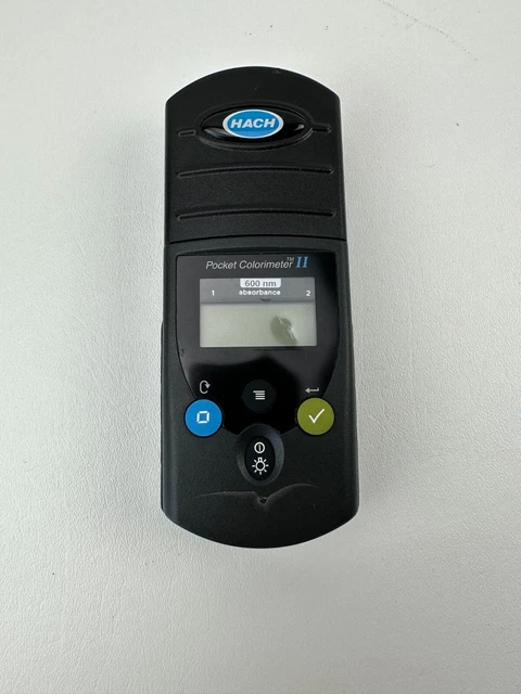HACH POCKET COLORIMETER II Absorbance 600nm - Model # 5953060 $125.00 ...