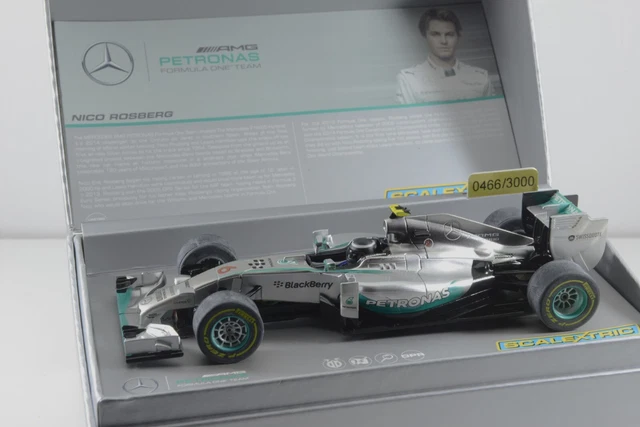 SCALEXTRIC LIMITED EDITION Mercedes F1 car Nico Rosberg 466 of 3000 ...