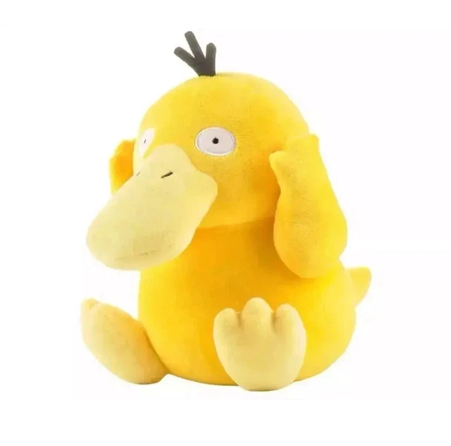 POKEMON PSYDUCK PLUSH Toy Kids Yellow Teddy Soft Stuffed Gift 25cm Gift ...