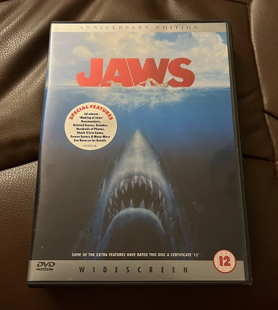 JAWS 25TH ANNIVERSARY Edition [DVD] [1975] [R2] ~ Like New £3.49 ...