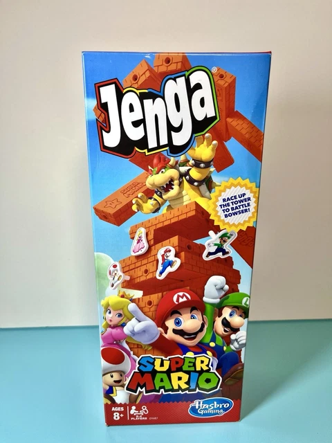 2020 HASBRO GAMING - JENGA Super Mario Edition Block Stacking Tower ...