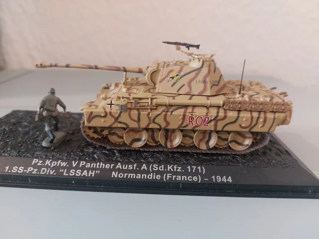 1:72 PANZER V Panther Ausf.A Sd.Kfz.171 Wehrmacht 1944/WW II Diecast ...