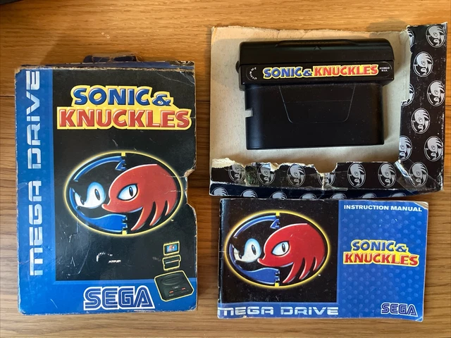 SONIC & KNUCKLES - Mega Drive completo di manuale e scatola EUR 50,41 ...