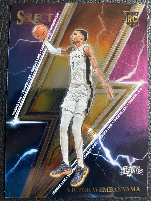 2023-24 SELECT VICTOR WEMBANYAMA RC Thunder Lane inserto Rookie Spurs ...