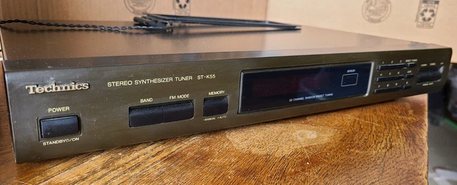 VINTAGE TECHNICS ST-K55 Quartz Synthesizer Stereo AM/FM Tuner - Made in Japan $49.00 - PicClick CA