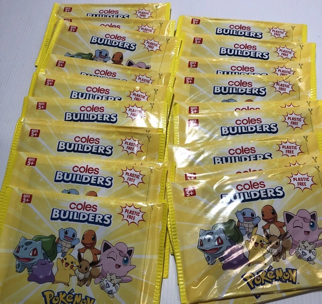 COLES POKÉMON BUILDERS Cards x 27 Unopened Packs in total😊🌸🍄💐😊🌸🍄💐 $18. ...