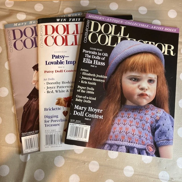 VINTAGE Y2K LOT of 3 Contemporary Doll Collector Magazines (May/Jul/Nov ...