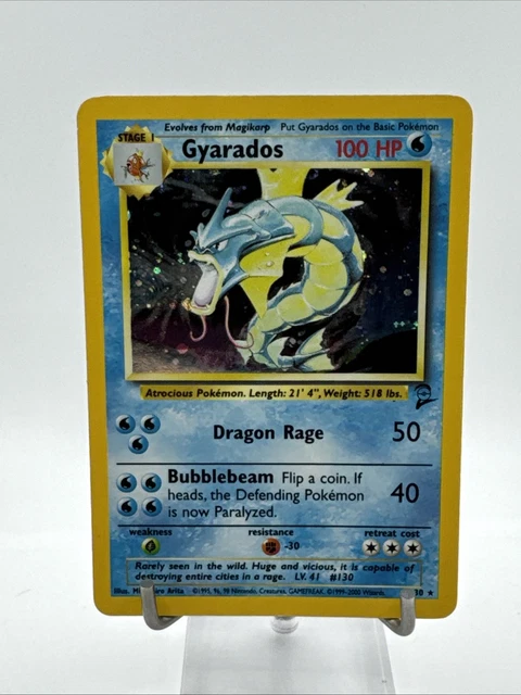 GYARADOS BASE SET 2 7/130 Holo Unlimited Rare £15.50 - PicClick UK