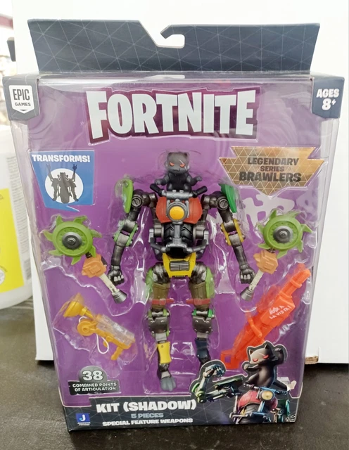 FORTNITE KIT SHADOW Legendary Series Brawlers Transforms 7" Figure CIB ...