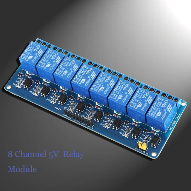 TOP 8 CHANNEL DC 5V Relay Module for Arduino Raspberry Pi DSP AVR PIC A ...