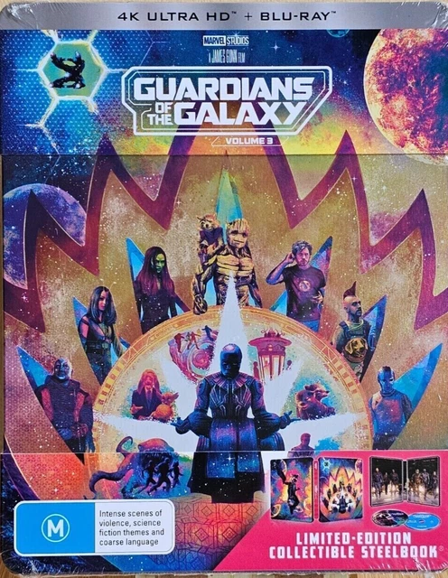 GUARDIANS OF THE Galaxy Volume 3 Steelbook 4K/Blu-Ray, New & Sealed, Free Post £67.24 - PicClick UK