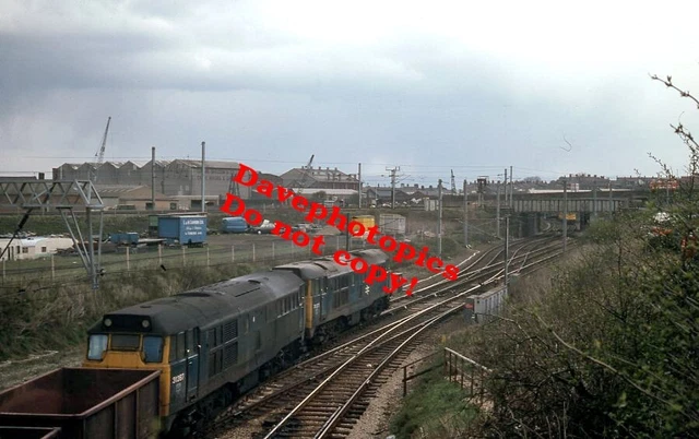 ORIGINAL 35MM Slide Railway Diesel /Steam-31277+31287 Up empties @ Bog ...