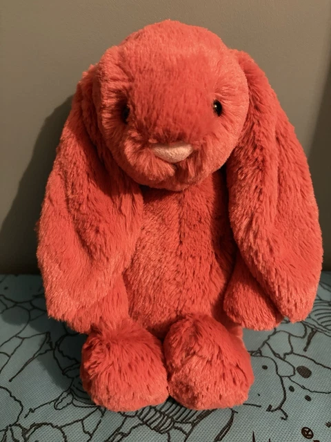 JELLYCAT MEDIUM BASHFUL Cinnamon Bunny Beautiful Face Cut Tags £26.68 ...