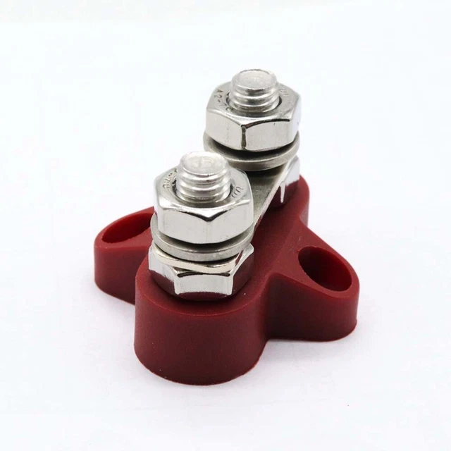 BOAT POWER DISTRIBUTION Block Heavy Duty Battery Terminal Fuse Taps ...