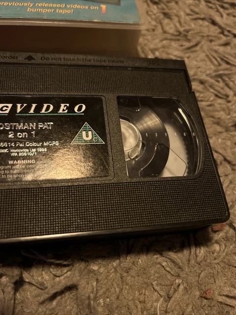 POSTMAN PAT 2 On 1 Postman Pat 1 & 2 Bbc Video Pal Vhs Video Children ...