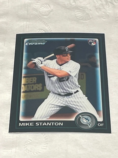 2010 BOWMAN CHROME Draft Giancarlo Mike Stanton recrue RC #BDP30 ... 2010 BOWMAN CHROME Draft Giancarlo Mike Stanton recrue RC #BDP30 ...