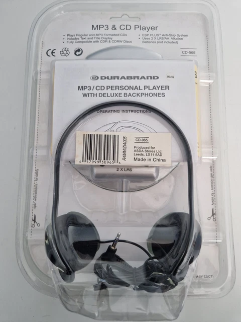 DURABRAND MP3 AND CD player Brand New Sealed Asda Exclusive £15.00 ...