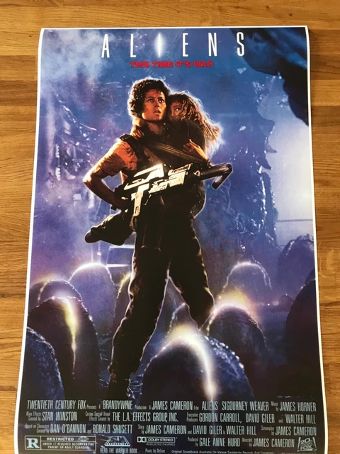 LARGE MOVIE POSTER Aliens 43cm x 67cm (A Bit Bigger Than A2) EUR 4,64 ...