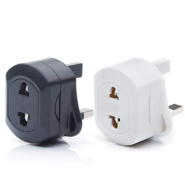 2-PIN TO 3-PIN Shaver Adapter Plug Socket Converter EU European Euro ...