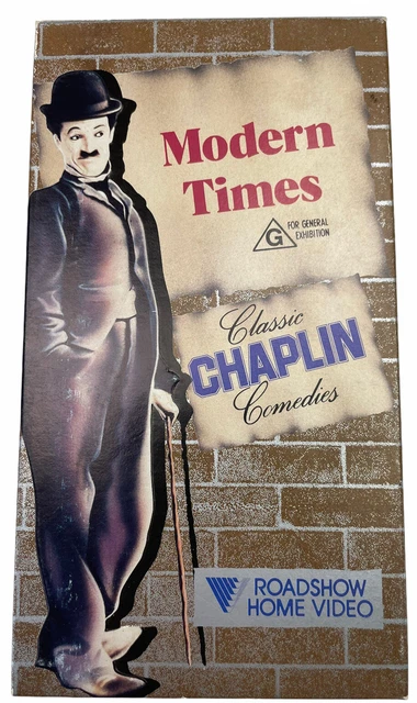 CLASSIC CHARLIE CHAPLIN Comedies Modern Times VHS Video Cassette PAL G ...