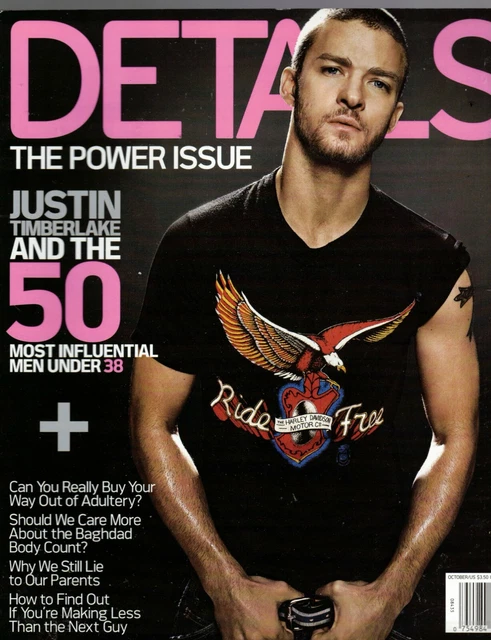 DETAILS MAGAZINE / October 2003 / Justin Timberlake $24.95 - PicClick CA